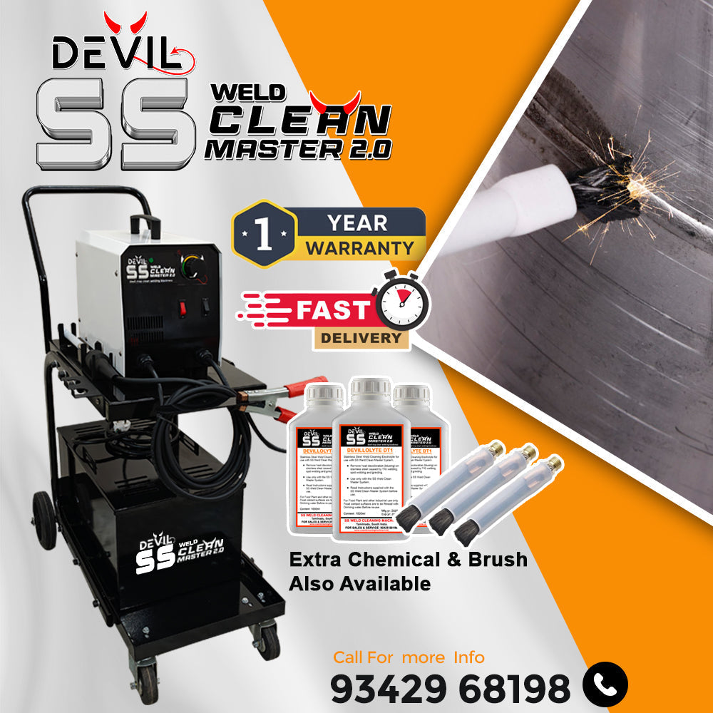Effective Stainless Steel Weld Cleaning with Devil SS Weld Clean Maste ...