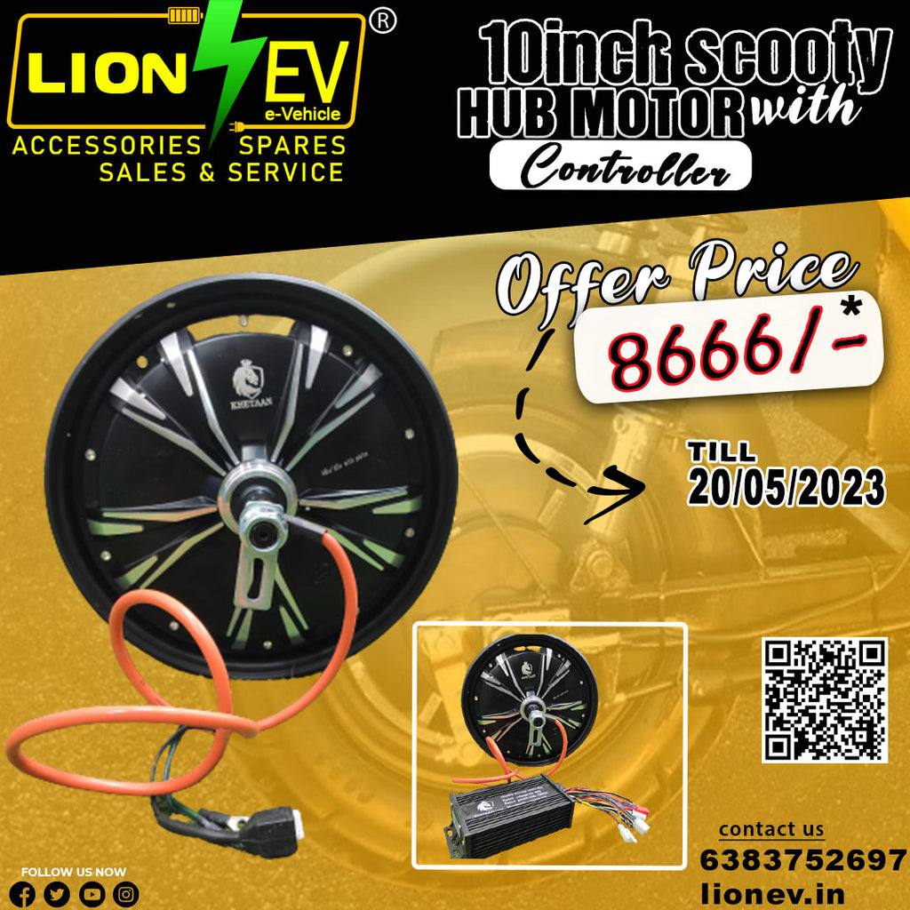 Buy 10inch scooty Hub Motor with controller in best price – Lion ...
