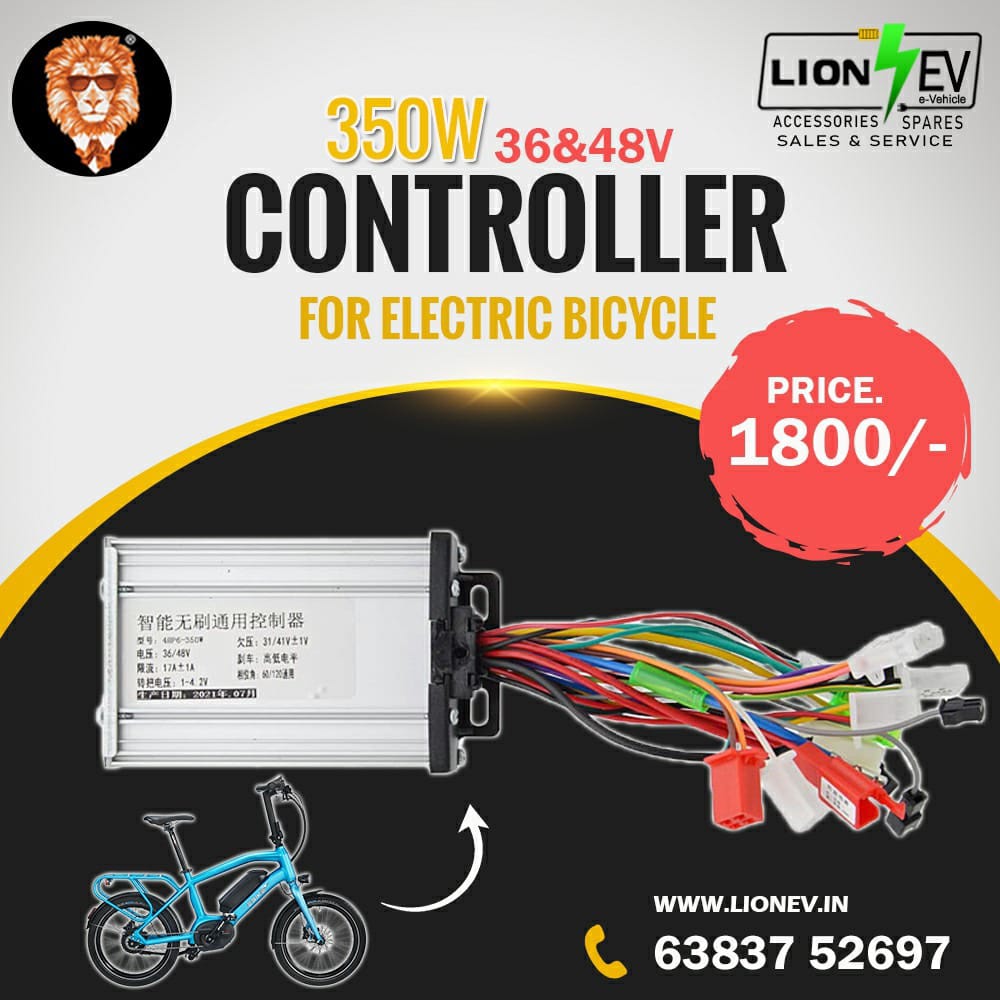 Power Your Ride: 350W 36&48V Controller for Electric Bicycles – Lion ...