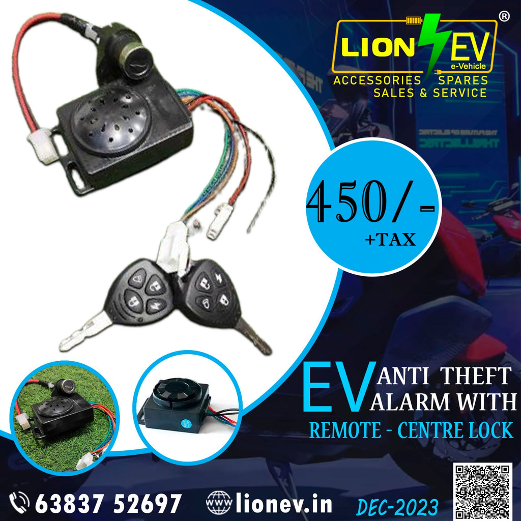 EV ANTI THEFT ALARM WITH REMOTE-CENTRE LOCK – Lion Electric Vehicle ...