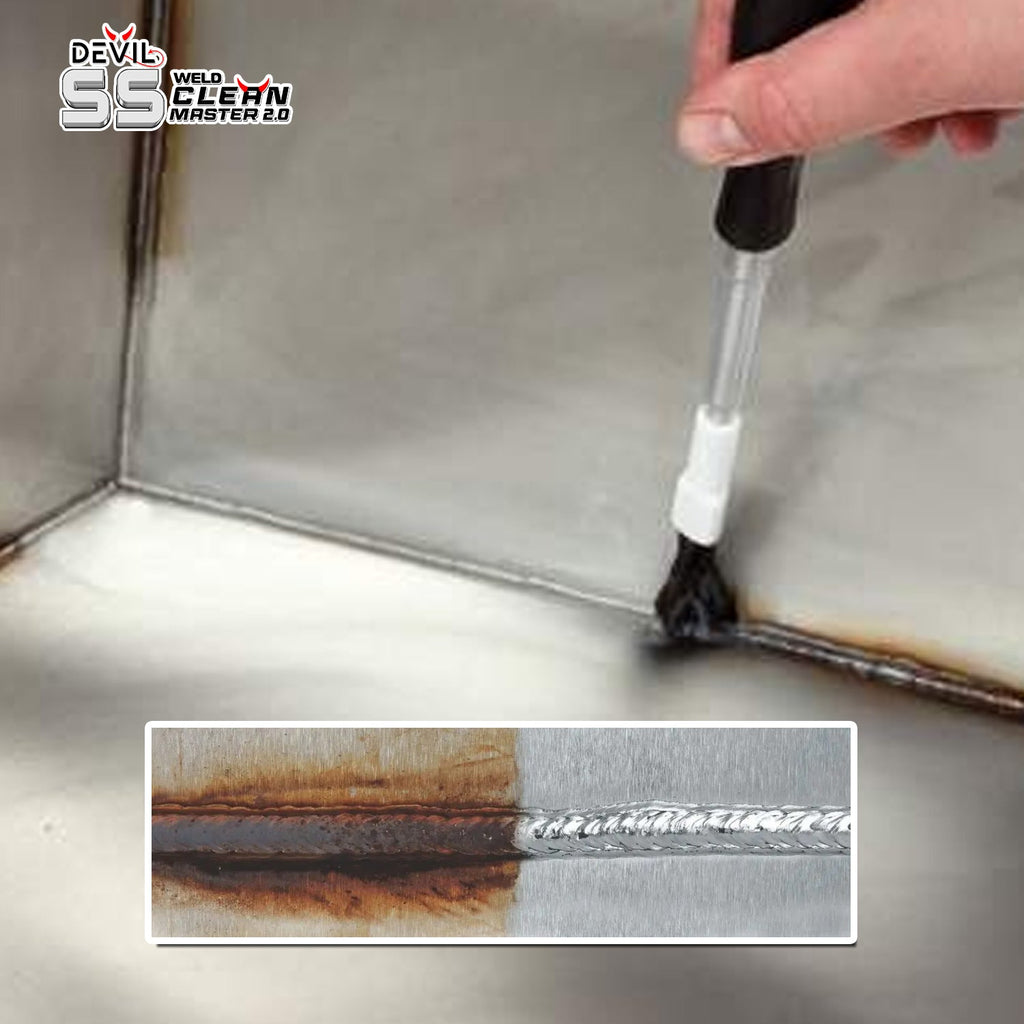 Unlock the Secret to Flawless Welds: Devil SS Weld Cleaning Brush – lionev